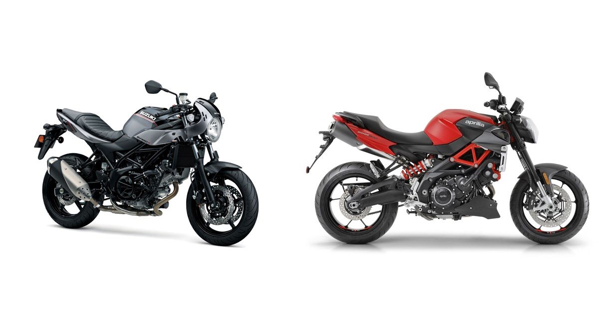 Comparaison des motos Suzuki SV650X 2019 VS. Aprilia Shiver 900 2020