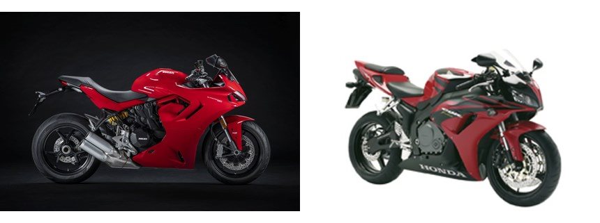 Motorrad Vergleich Ducati SuperSport 950 2021 vs. Honda CBR1000RR ...