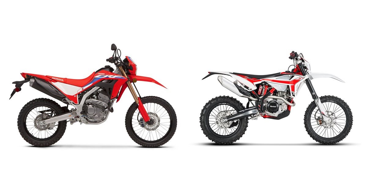 Honda CRF300L 2022 vs Beta RR 390 2020