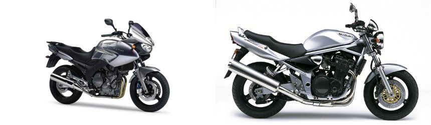 Motorrad Vergleich Yamaha TDM 900 2005 vs. Suzuki Bandit 1200 2005