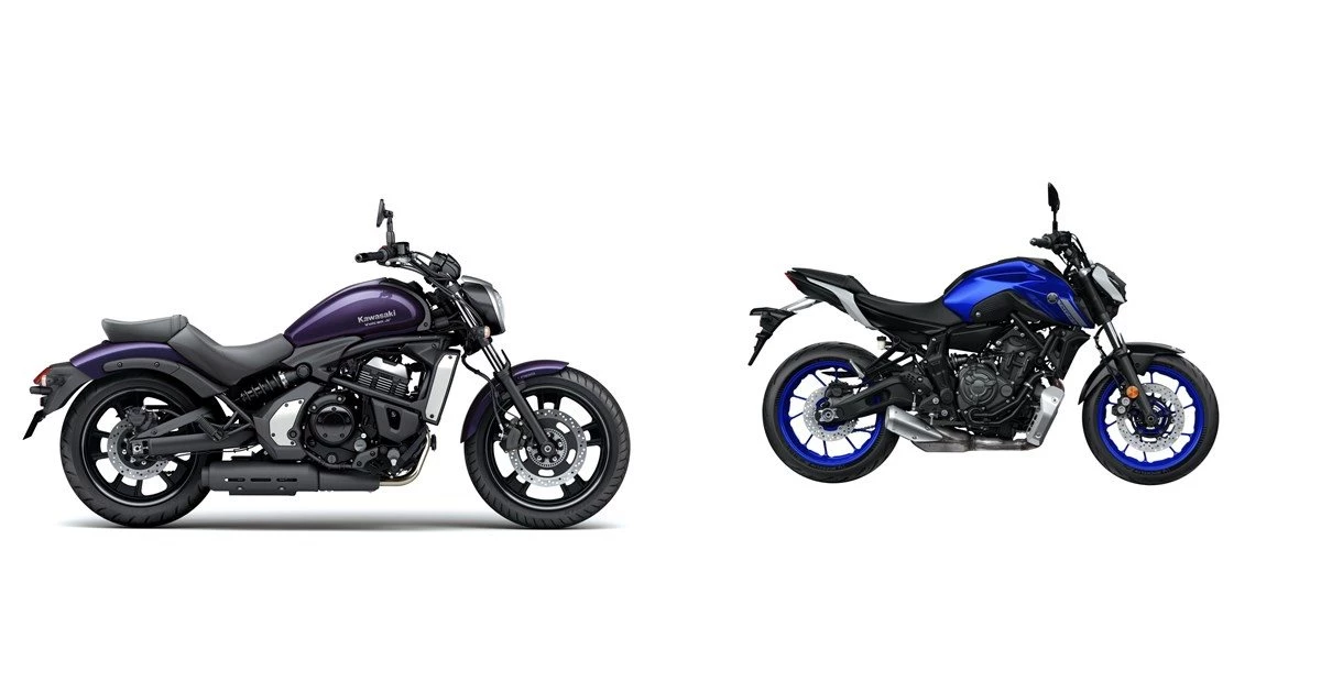 Kawasaki Vulcan S 2015 vs Yamaha MT-07 2021