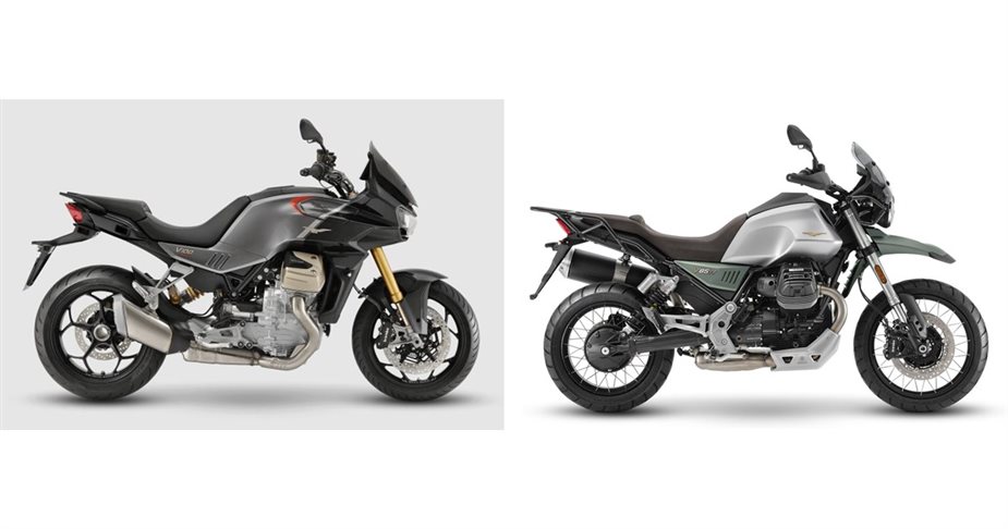 Comparaison des motos Moto Guzzi V100 Mandello S 2023 VS. Moto Guzzi ...