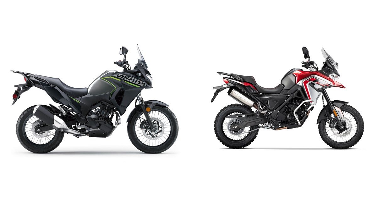 Motorrad Vergleich Kawasaki Versys-X 300 2021 vs. Voge 650DSX 2022