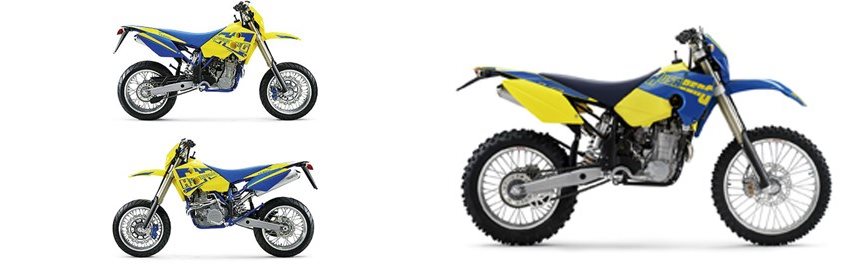 Motorrad Vergleich Husaberg FS 650 E 2005 vs. Husaberg FE 550 E 2006