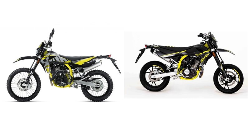Motorrad Vergleich SWM RS 125 R 2020 vs. SWM SM 125 R 2023