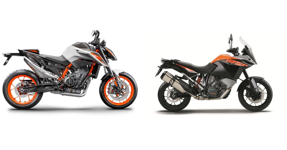 KTM 890 Duke R 2020 vs KTM 1050 Adventure 2016