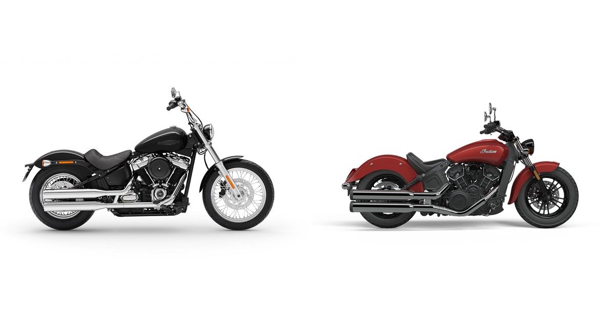 Harley-Davidson Softail Standard FXST 2020 vs Indian Scout Sixty 2021