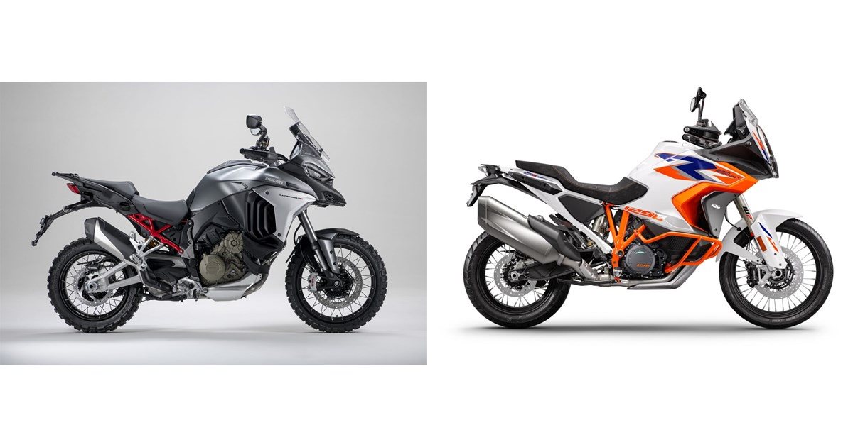 Ducati Multistrada V4 S 2021 vs KTM 1290 Super Adventure R 2023