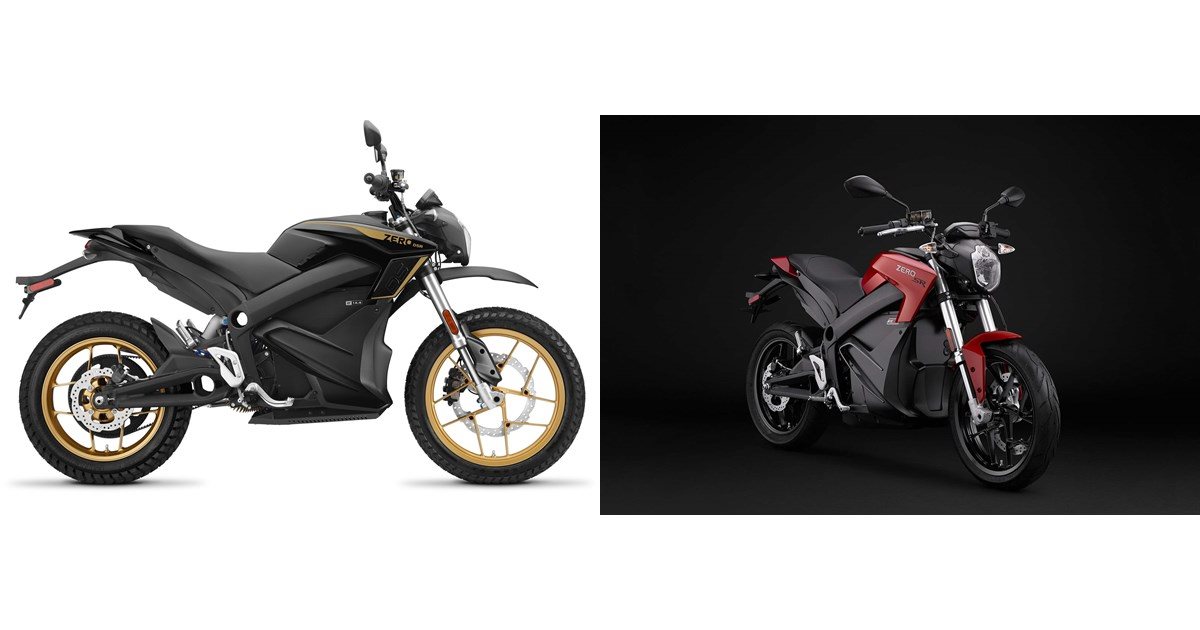 Motorrad Vergleich Zero DSR 2020 vs. Zero SR 2017