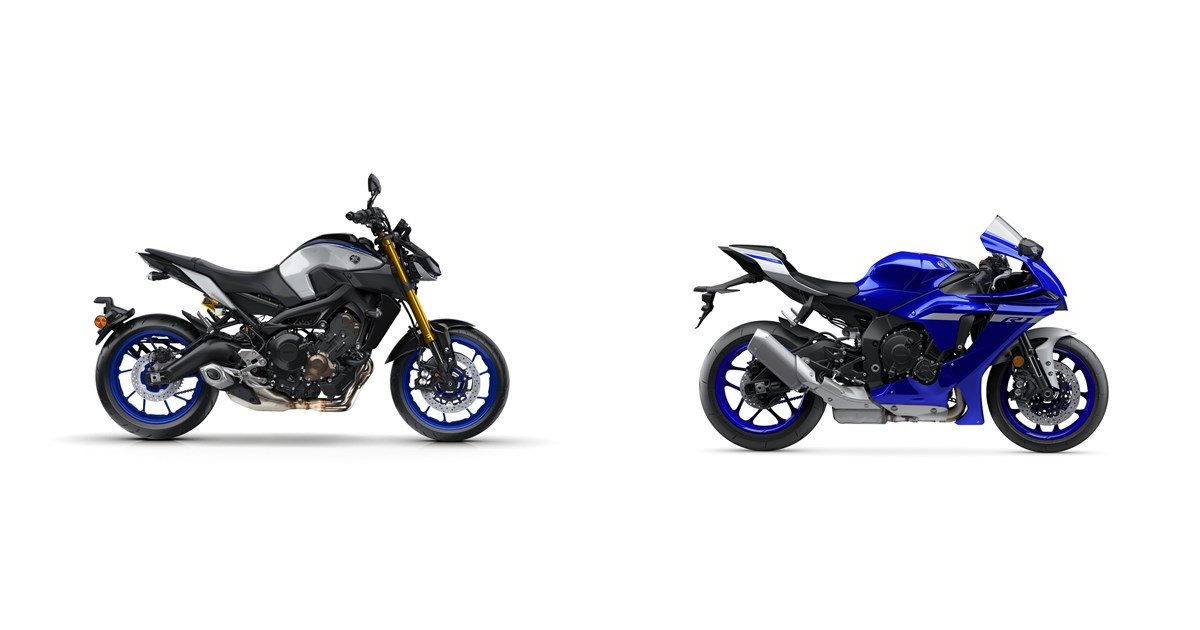 Confronto tra moto Yamaha MT-09 SP 2020 VS. Yamaha R1 2020
