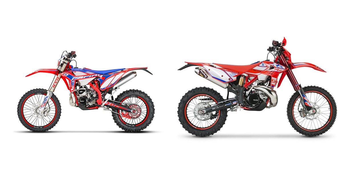 Motorrad Vergleich Beta RR 250 Racing 2020 vs. Beta RR 300 2T 2016