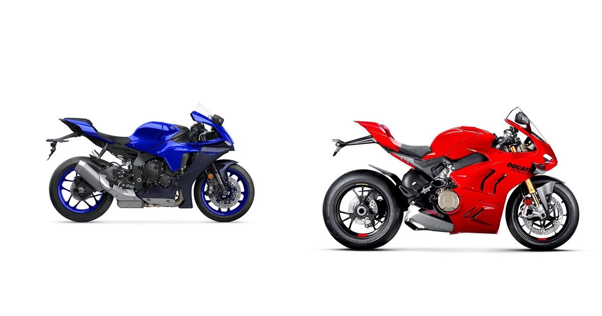 Yamaha R1 2023 vs Ducati Panigale V4 S 2023