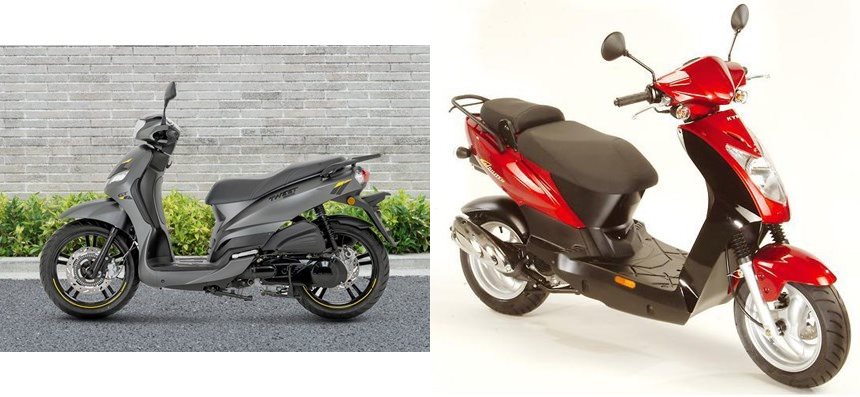 Motorrad Vergleich Peugeot Tweet 125 Gt 2023 Vs Kymco Agility 50 S 2009