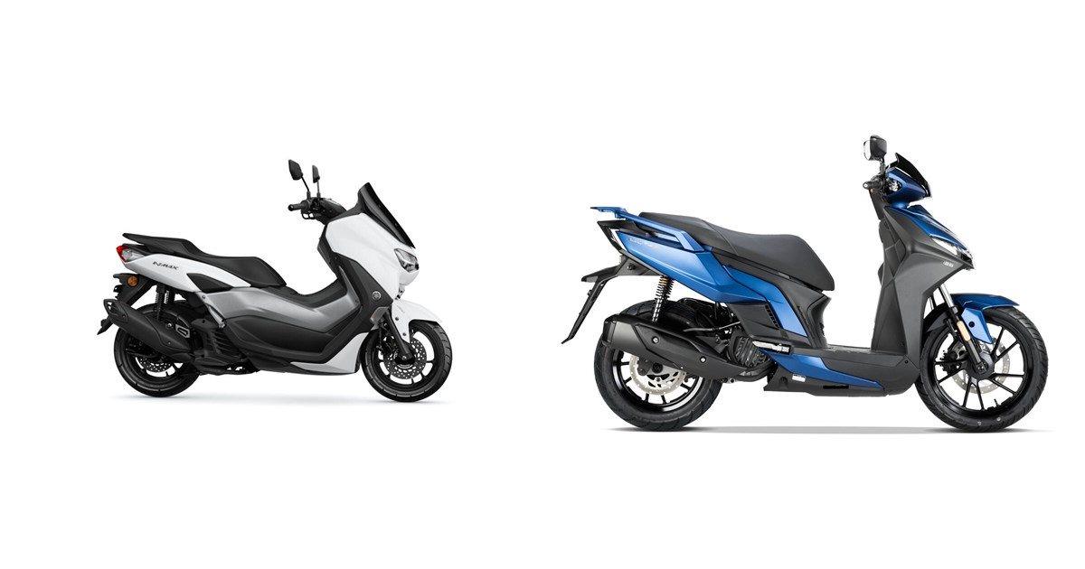 Motorrad Vergleich Yamaha NMAX 125 2023 vs. Kymco Agility S 125i CBS 2023