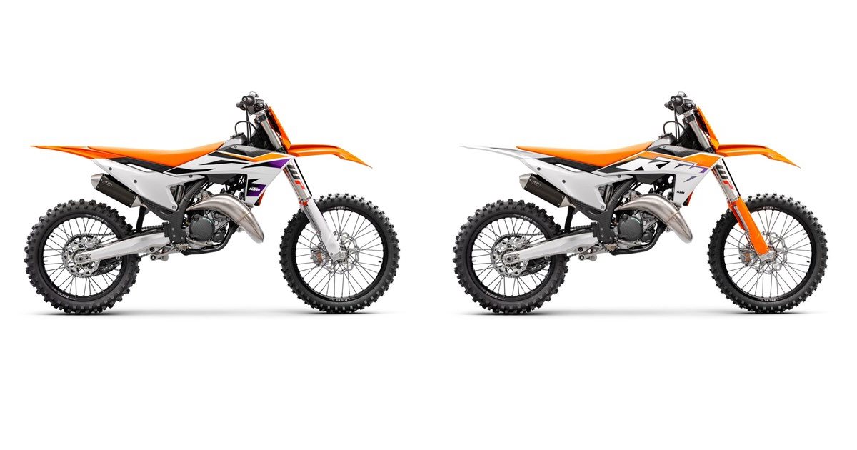 Motorrad Vergleich KTM 125 SX 2024 vs. KTM 125 SX 2023