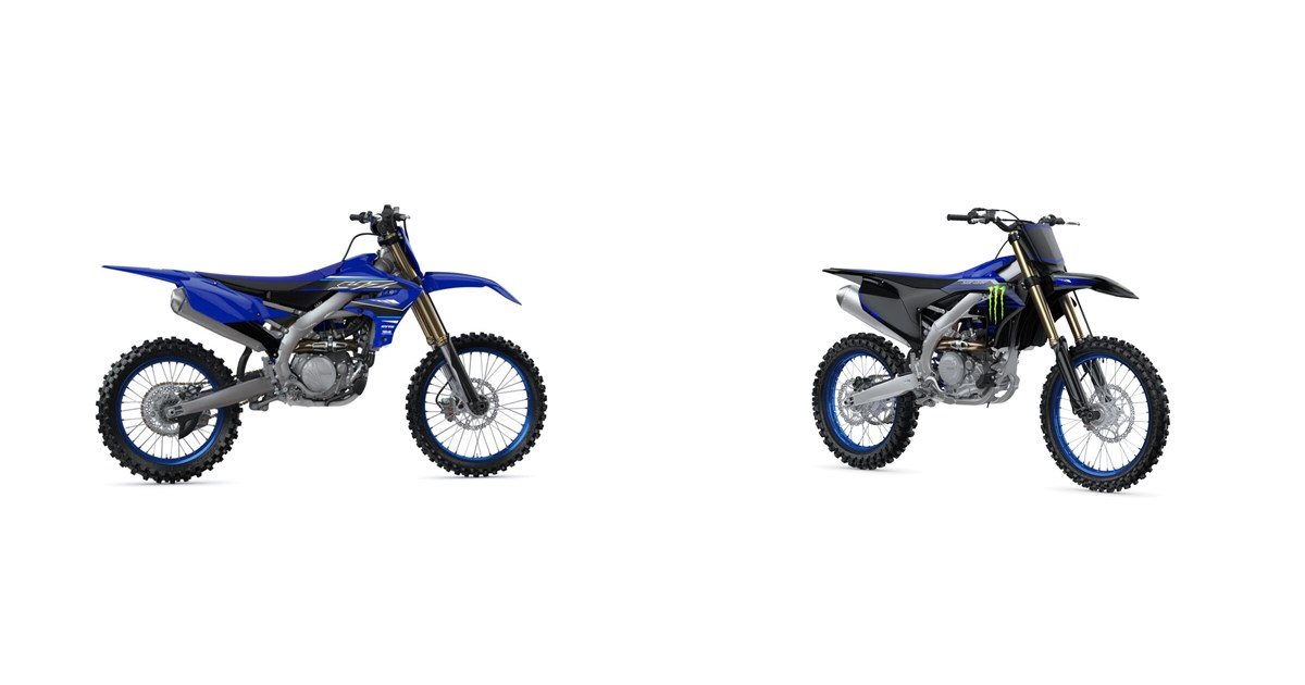 Yamaha YZ450F 2021 vs Yamaha YZ450F Monster Energy Edition 2023
