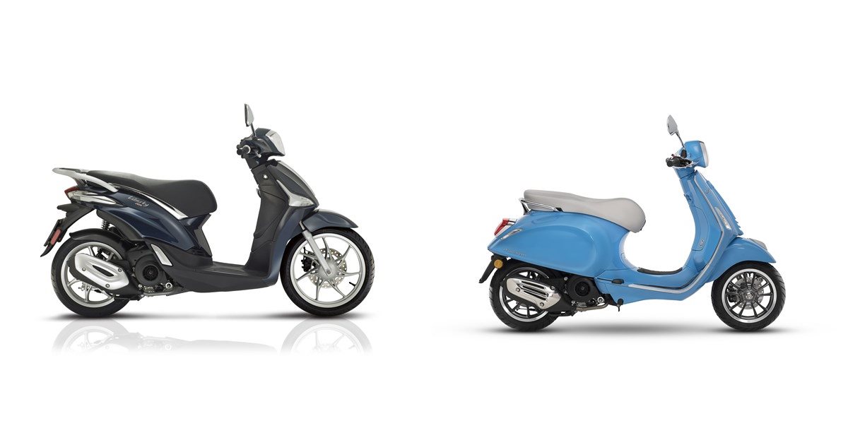 Motorrad Vergleich Piaggio New Liberty 125ie ABS 2018 vs. Vespa Primavera 125 i.e. 3V 2018