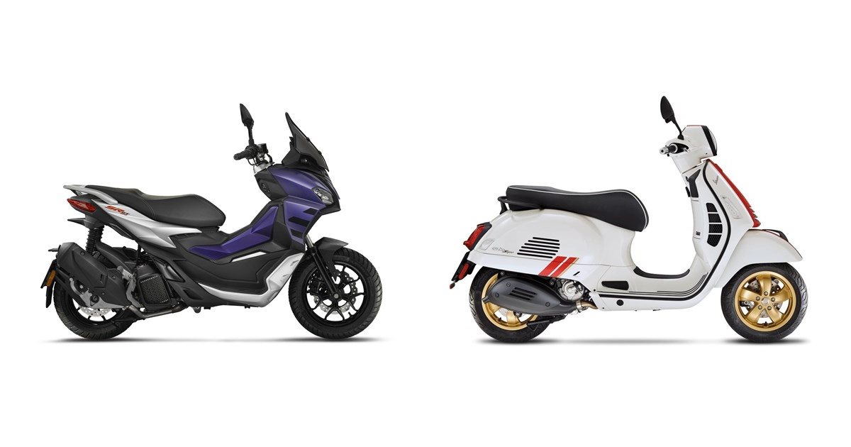 Motorrad Vergleich Aprilia Sr Gt 125 2022 Vs Vespa Gts 300 Super
