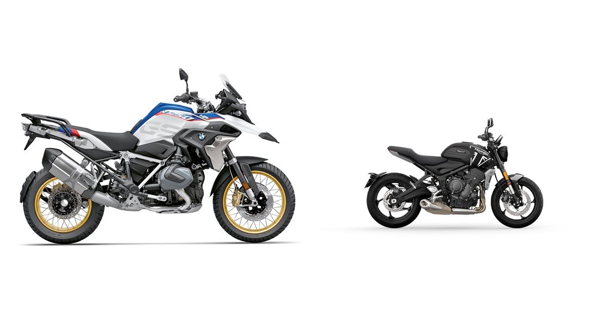 Motorrad Vergleich BMW R 1250 GS 2022 vs. Triumph Trident 660 2022