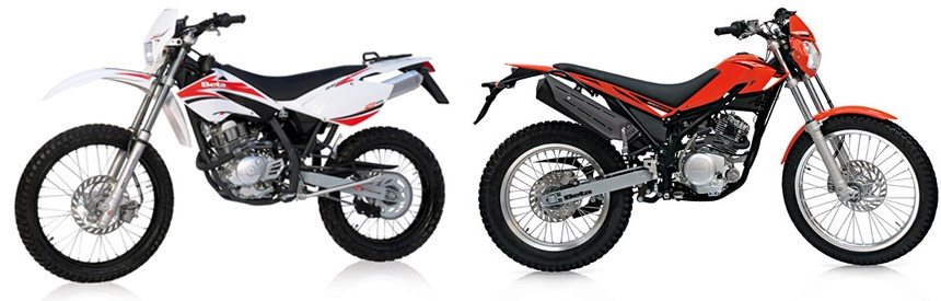 Motorrad Vergleich Beta RE 125 4T 2009 vs. Beta Alp 125 2009