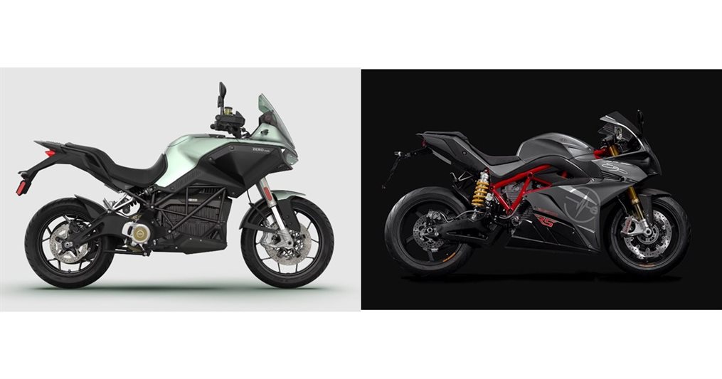 Motorrad Vergleich Zero DSR/X 2023 vs. Energica Ego 2021