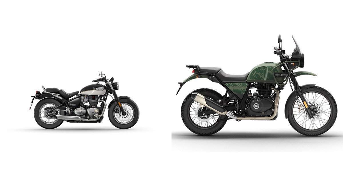 Triumph Bonneville Speedmaster 2021 vs Royal Enfield Himalayan 2023