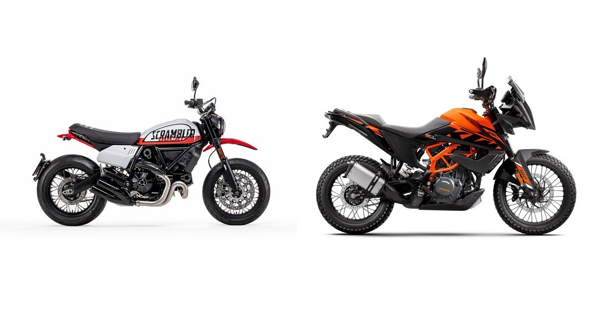 Ducati Scrambler Urban Motard 2022 vs KTM 390 Adventure SW 2023