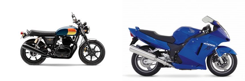 Motorrad Vergleich Royal Enfield Interceptor 650 2023 vs. Honda CBR ...