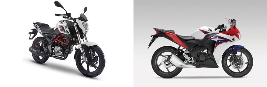 Motorrad Vergleich KSR Moto GRS 125 2020 vs. Honda CBR 125 R 2011