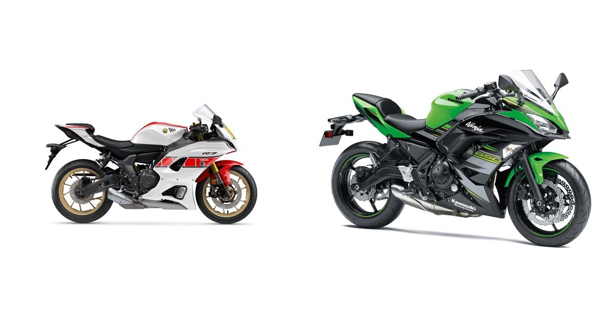 Motorrad Vergleich Yamaha R7 World GP 60th Anniversary 2021 vs ...