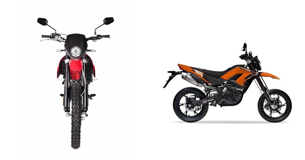 Motorrad Vergleich Malaguti XTM 125 Enduro 2020 vs. KSR Moto TW 125 SM 2019