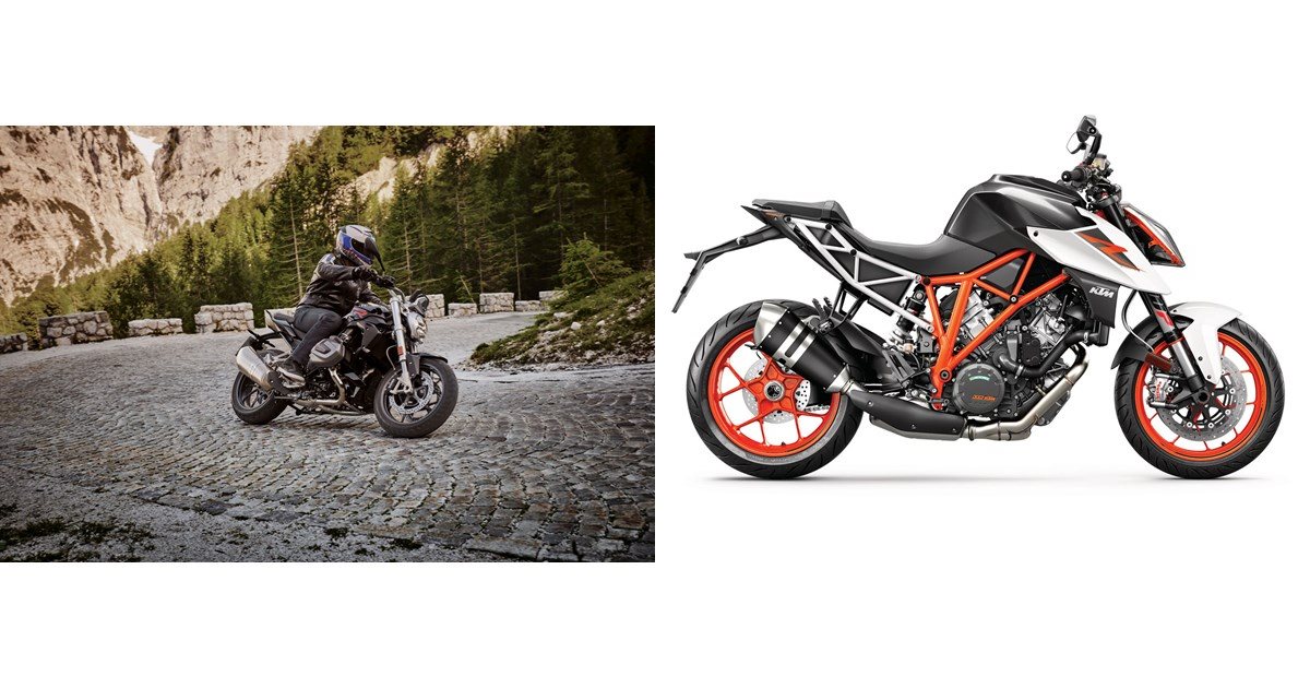 Motorrad Vergleich BMW R 1250 R 2019 vs. KTM 1290 Super Duke R 2017