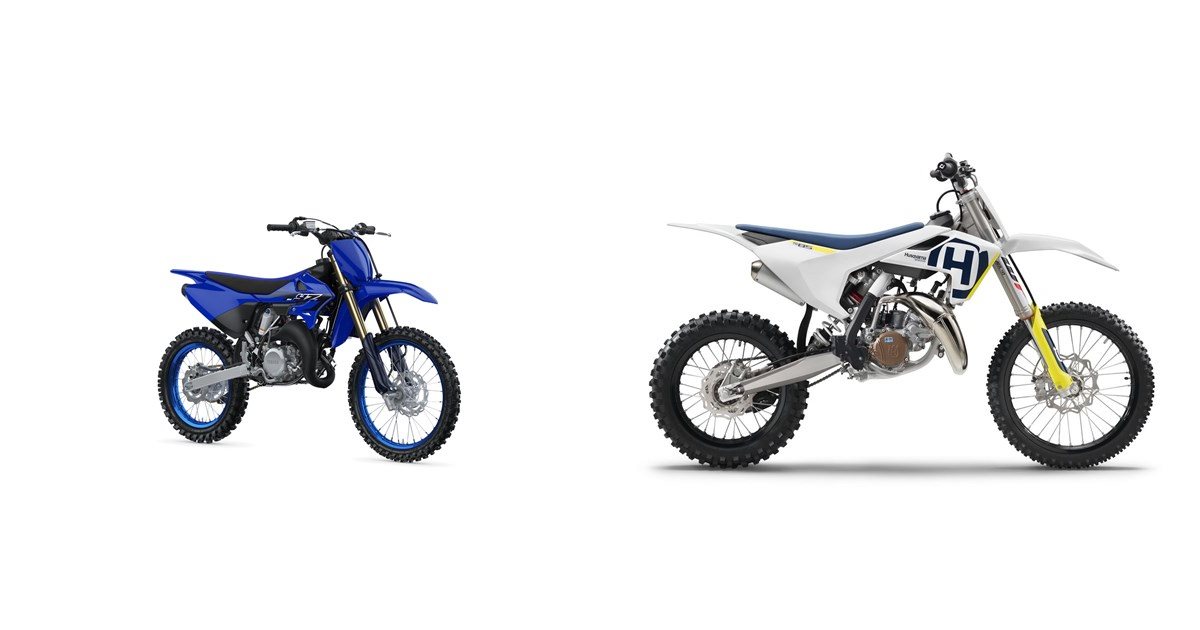 Motorrad Vergleich Yamaha YZ85 2023 vs. Husqvarna TC 85 2018