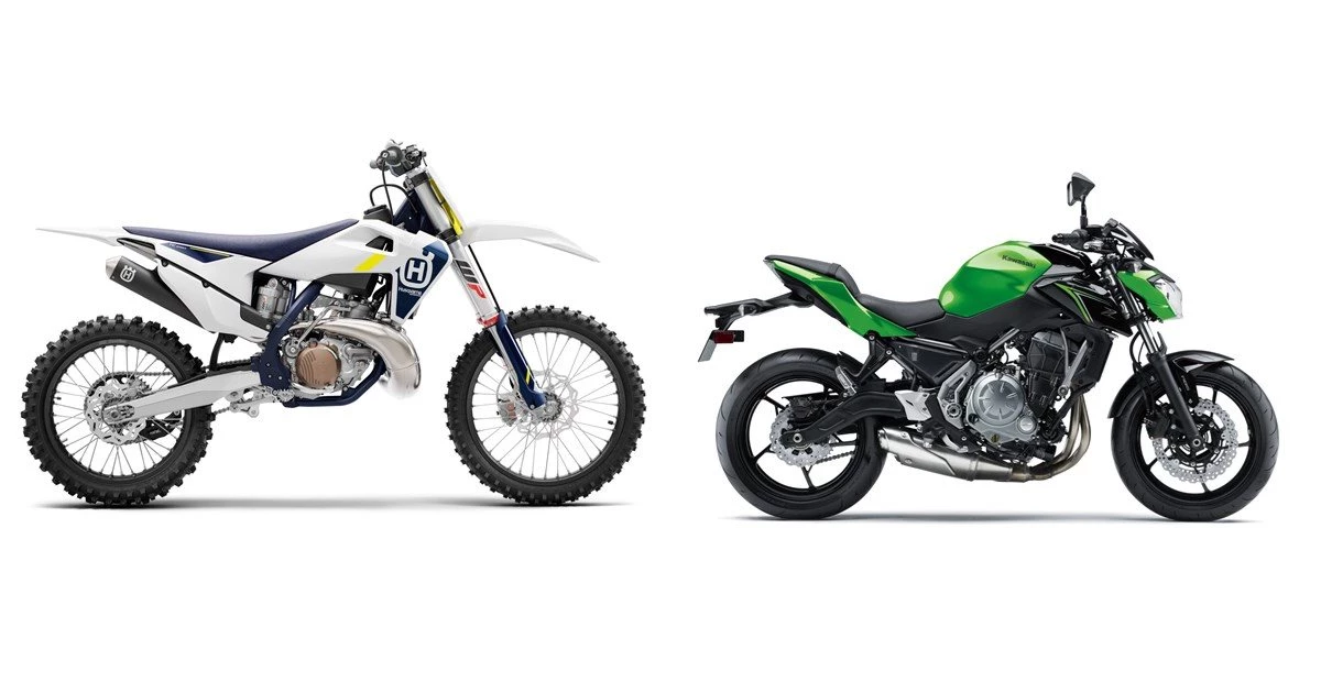 Comparaison des motos Husqvarna TC 250 2022 VS. Kawasaki Z650 2018