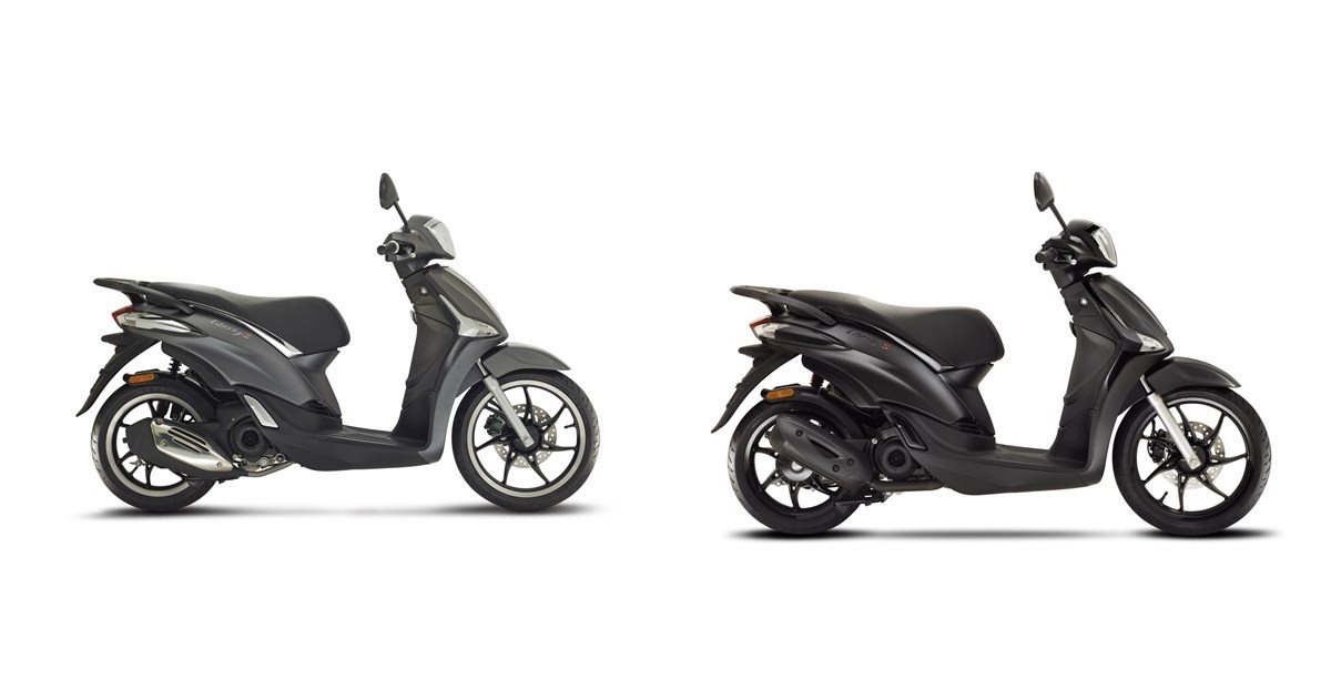 Motorrad Vergleich Piaggio Liberty 50 Iget 4t 3v Sport 2019 Vs Piaggio