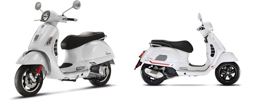 Motorrad Vergleich Vespa GTS 125 ie Super 2010 vs. Vespa GTS 125 Super Sport 2022