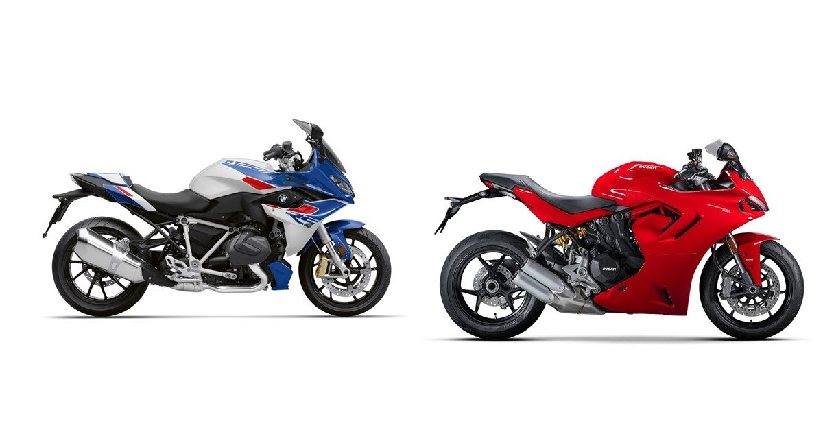 Motorrad Vergleich BMW R 1250 RS 2023 vs. Ducati SuperSport 950 2023