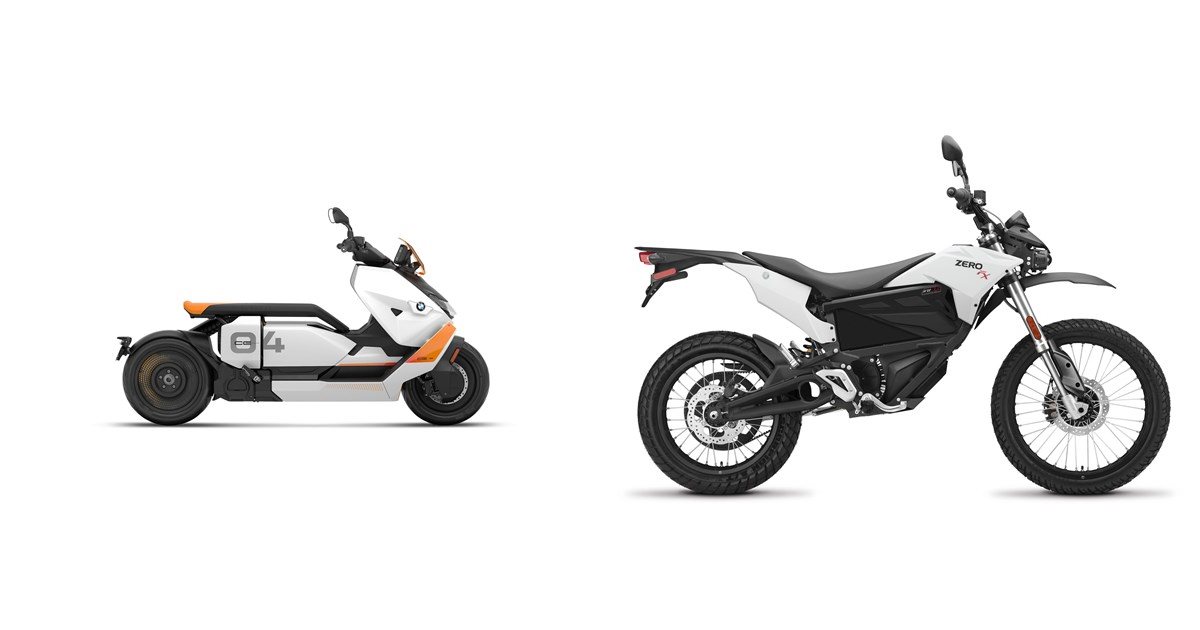 Motorrad Vergleich BMW CE 04 2022 vs. Zero FX 2018