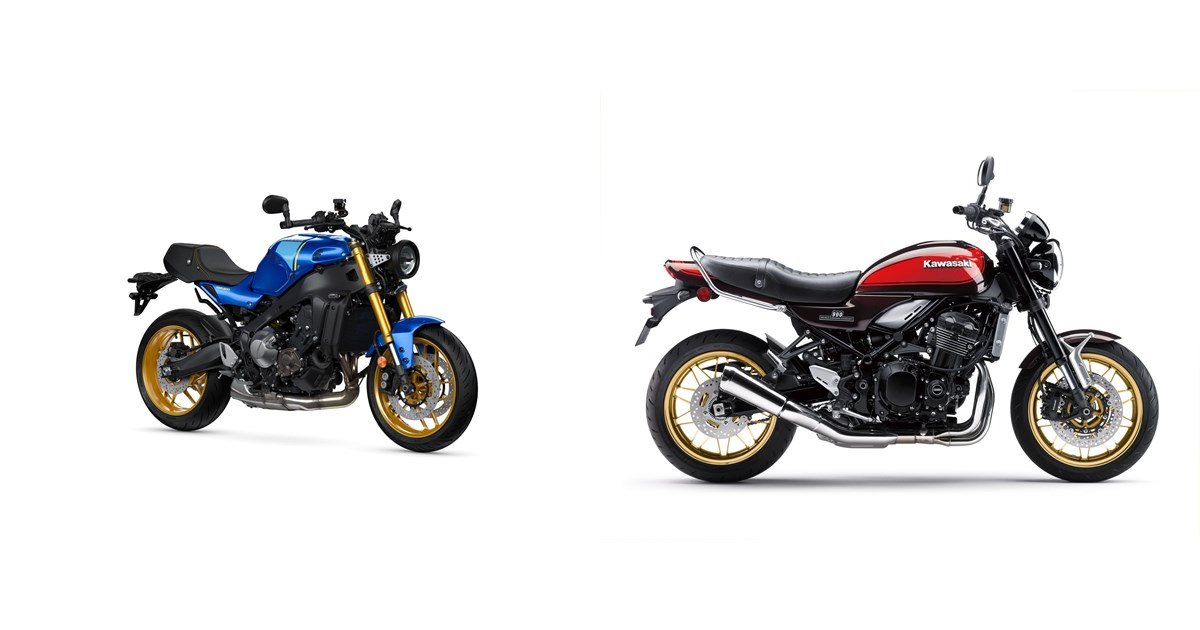 Motorrad Vergleich Yamaha XSR900 2023 vs. Kawasaki Z900 RS 50th Anniversary 2023