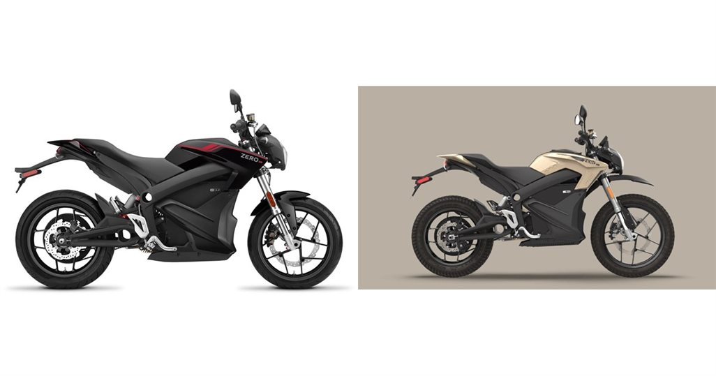 Motorrad Vergleich Zero SR 2020 vs. Zero DS 2022