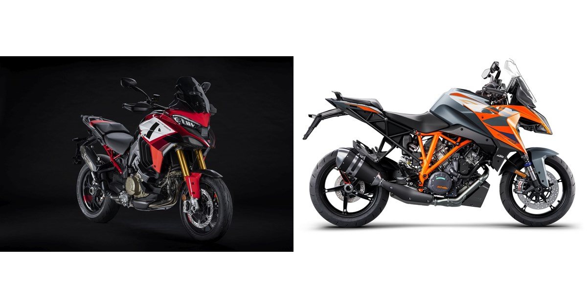 Ducati Multistrada V4 Pikes Peak 2022 vs KTM 1290 Super Duke GT 2023