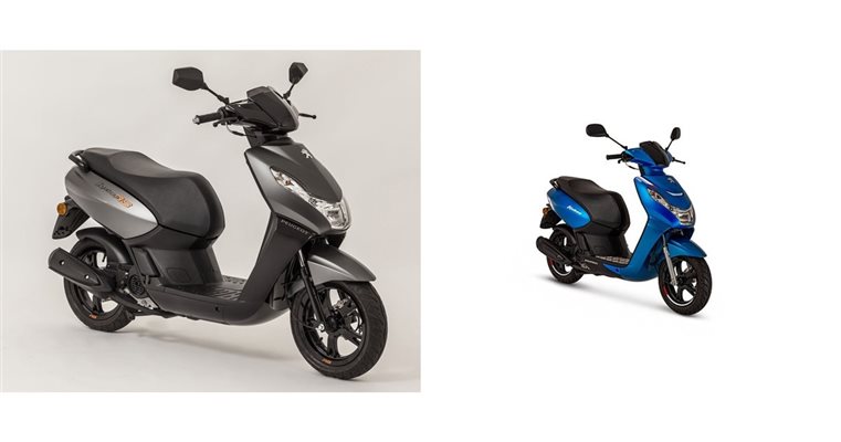 Motorrad Vergleich Peugeot Kisbee 50 RS 4T 2016 vs. Peugeot Kisbee 50 ...