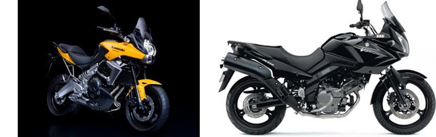 Kawasaki Versys 650 2010 vs Suzuki V-Strom 650 2009
