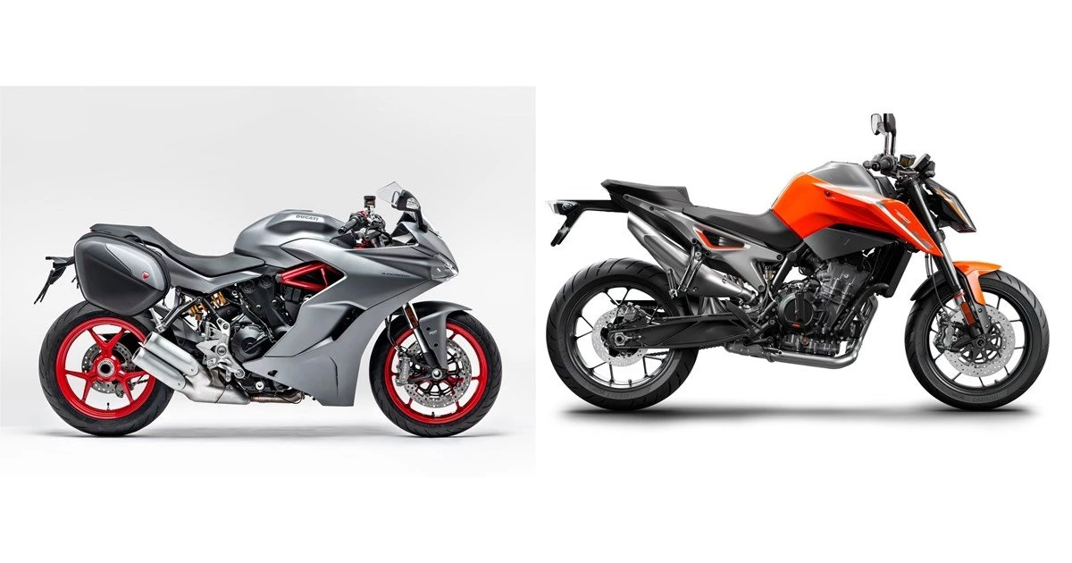 Motorrad Vergleich Ducati SuperSport 2020 vs. KTM 790 Duke 2020