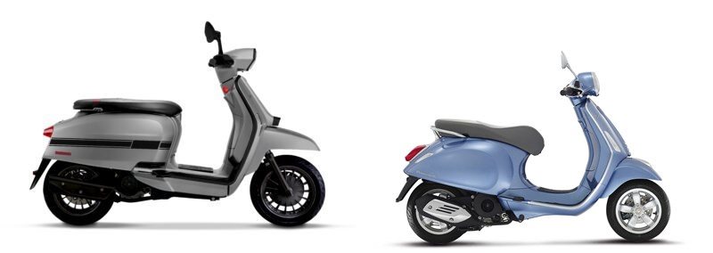 Motorrad Vergleich Lambretta V125 Special 2022 vs. Vespa Primavera 125 i.e. 3V 2015