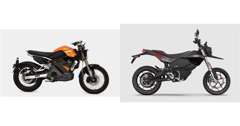 Motorrad Vergleich Super Soco TCmax 2023 vs. Zero FXE 2023