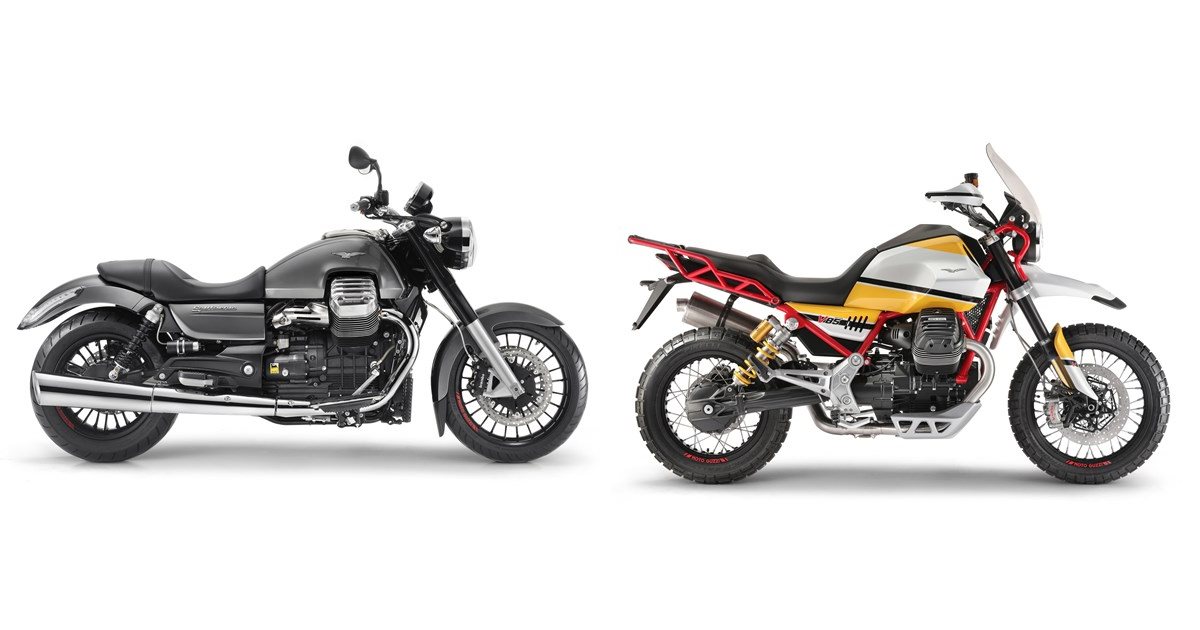 Motorrad Vergleich Moto Guzzi California 1400 Custom 2015 vs. Moto ...