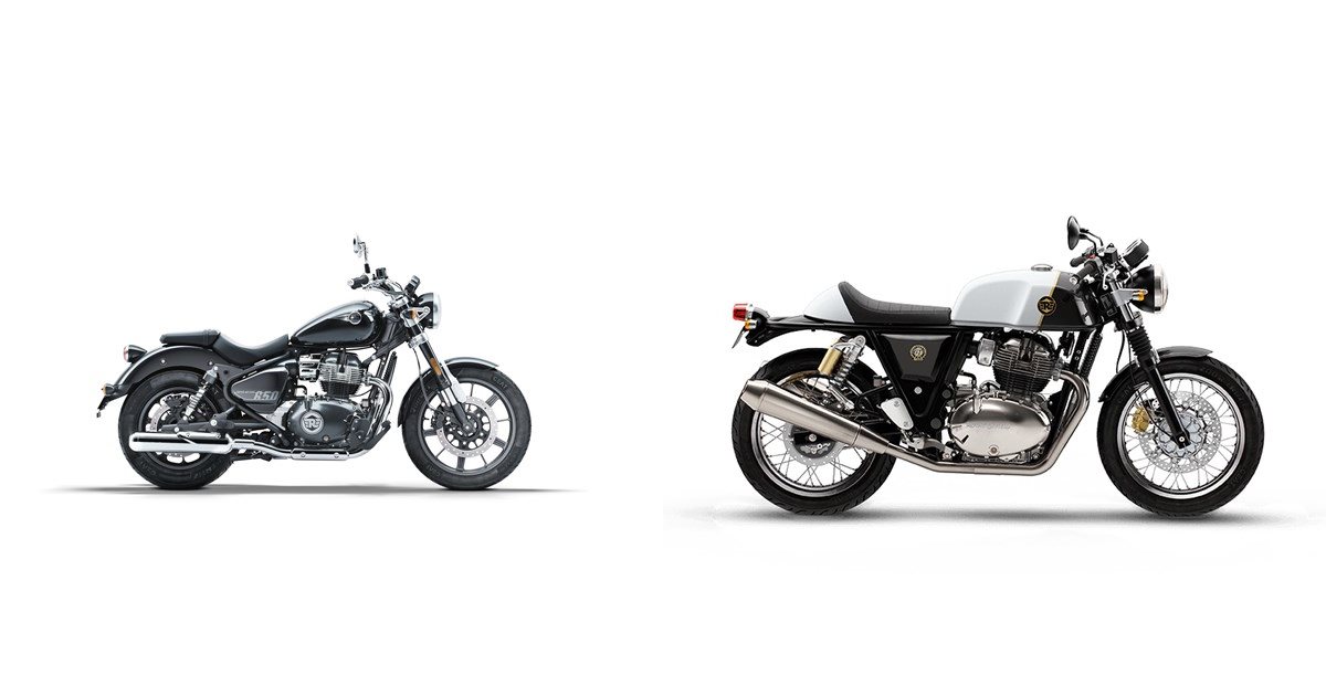 Motorrad Vergleich Royal Enfield Super Meteor 650 2023 vs. Royal ...