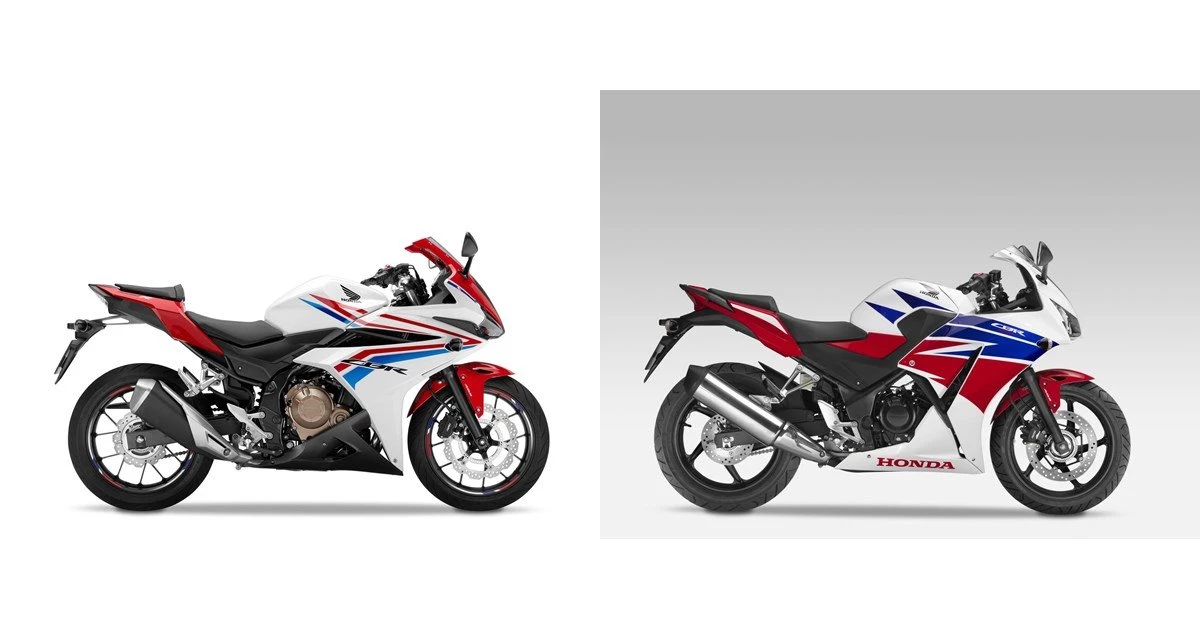 Honda CBR500R 2017 vs Honda CBR 300 R 2017