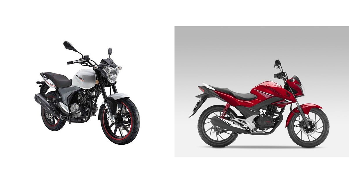 Motorrad Vergleich KSR Moto Code 125 2018 vs. Honda CB125F 2015